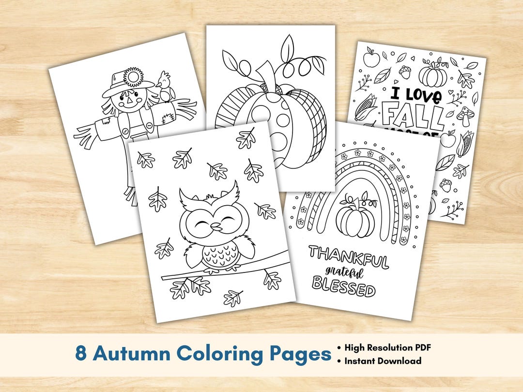 Fall Coloring Pages for Kids Autumn Coloring Pages Pumpkin Patch ...