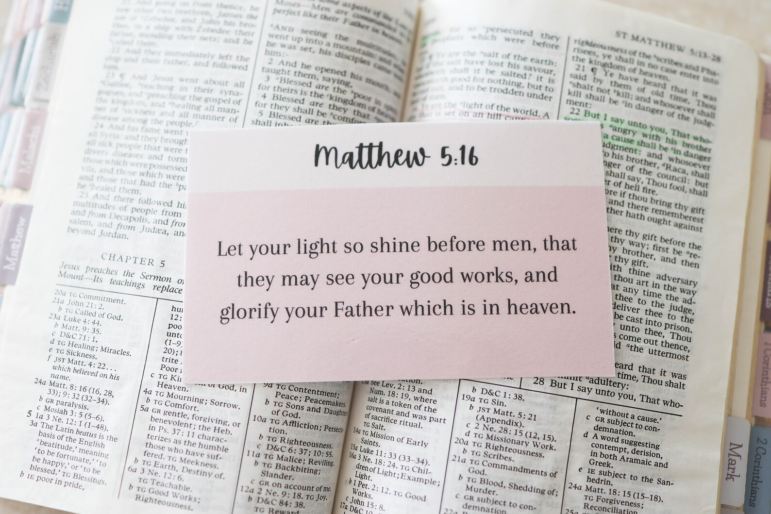 KJV Bible Scripture Cards | Printable Set of 40 | Christian ...