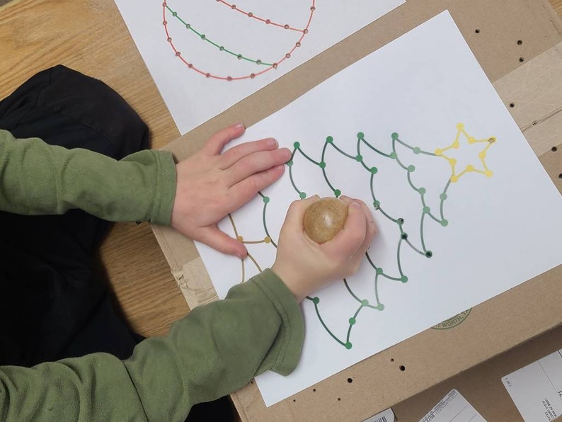 Toddler Poke Pages | Montessori | Puncher | Christmas Winter | Pin ...