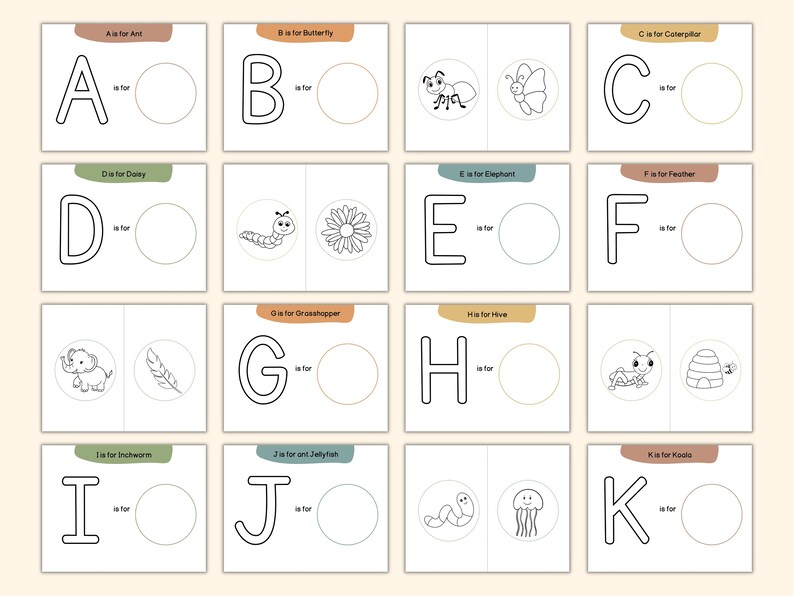 Uppercase Alphabet Activity Cut and Paste Worksheets Easy Printable ...
