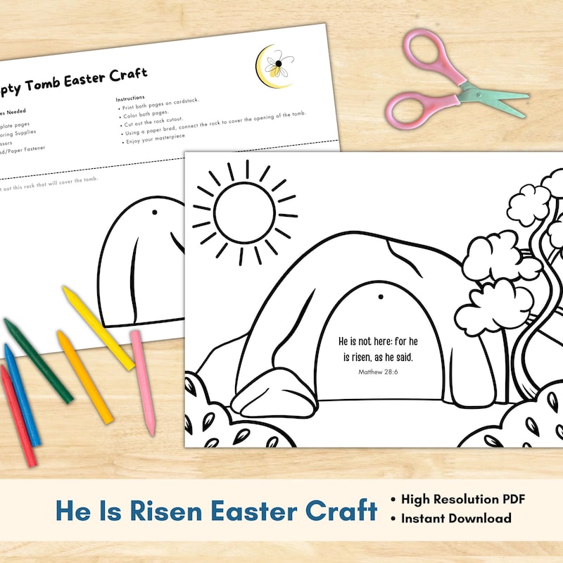 Empty Easter Tomb Cross - Etsy