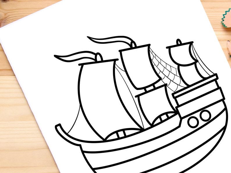 Thanksgiving Coloring Pages | 11 Easy Kids Activity Sheets (digital ...