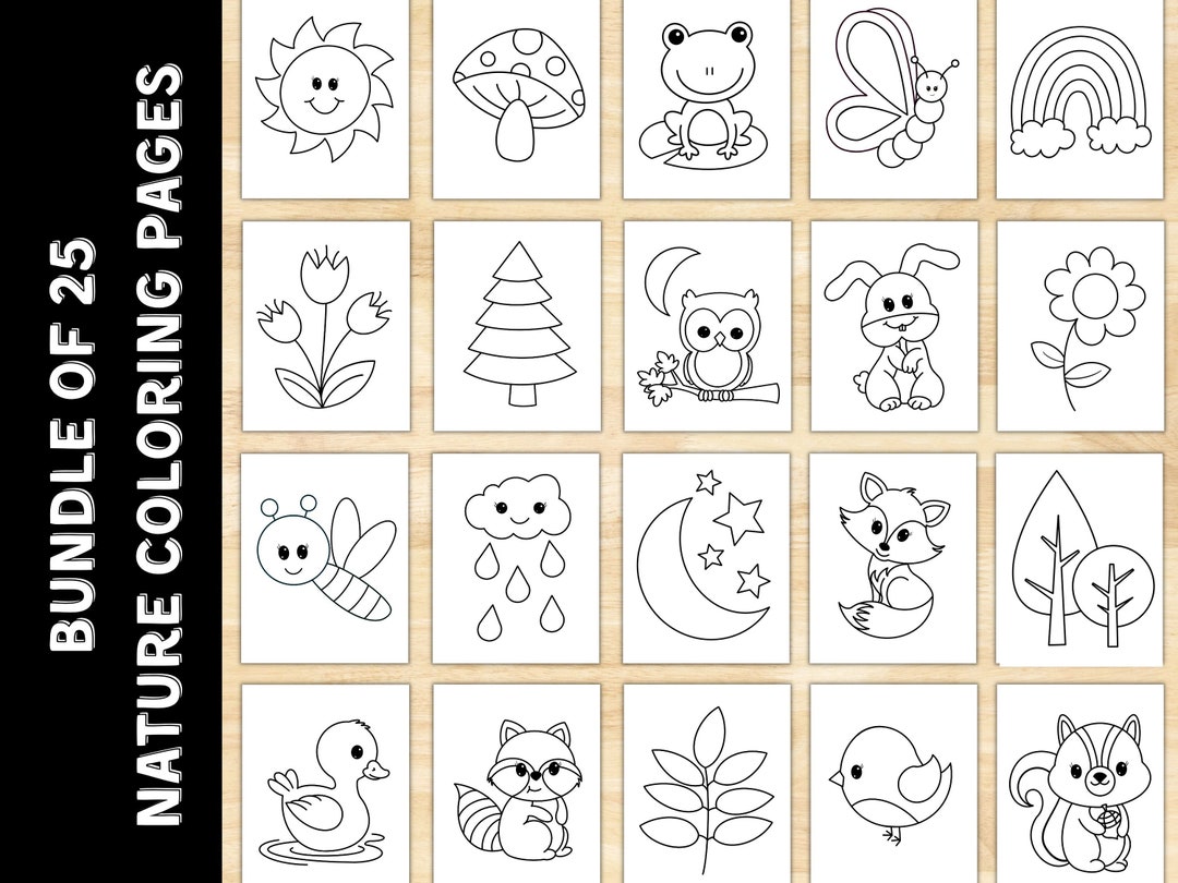 Beginner Nature Coloring Sheets Coloring Page Easy Coloring Pages ...