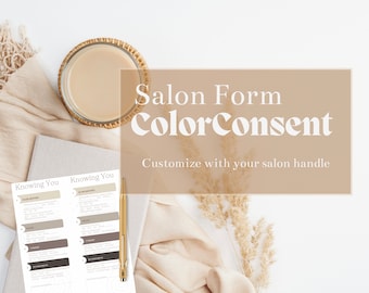 Color Consent Form - Etsy