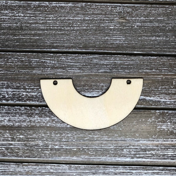 Half Circle Wood Table - Etsy