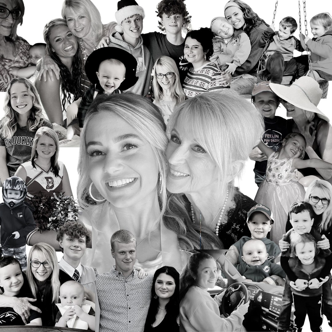 Digital Family Photo Collage to Use for Canvas Wall Hanging or Other - Etsy