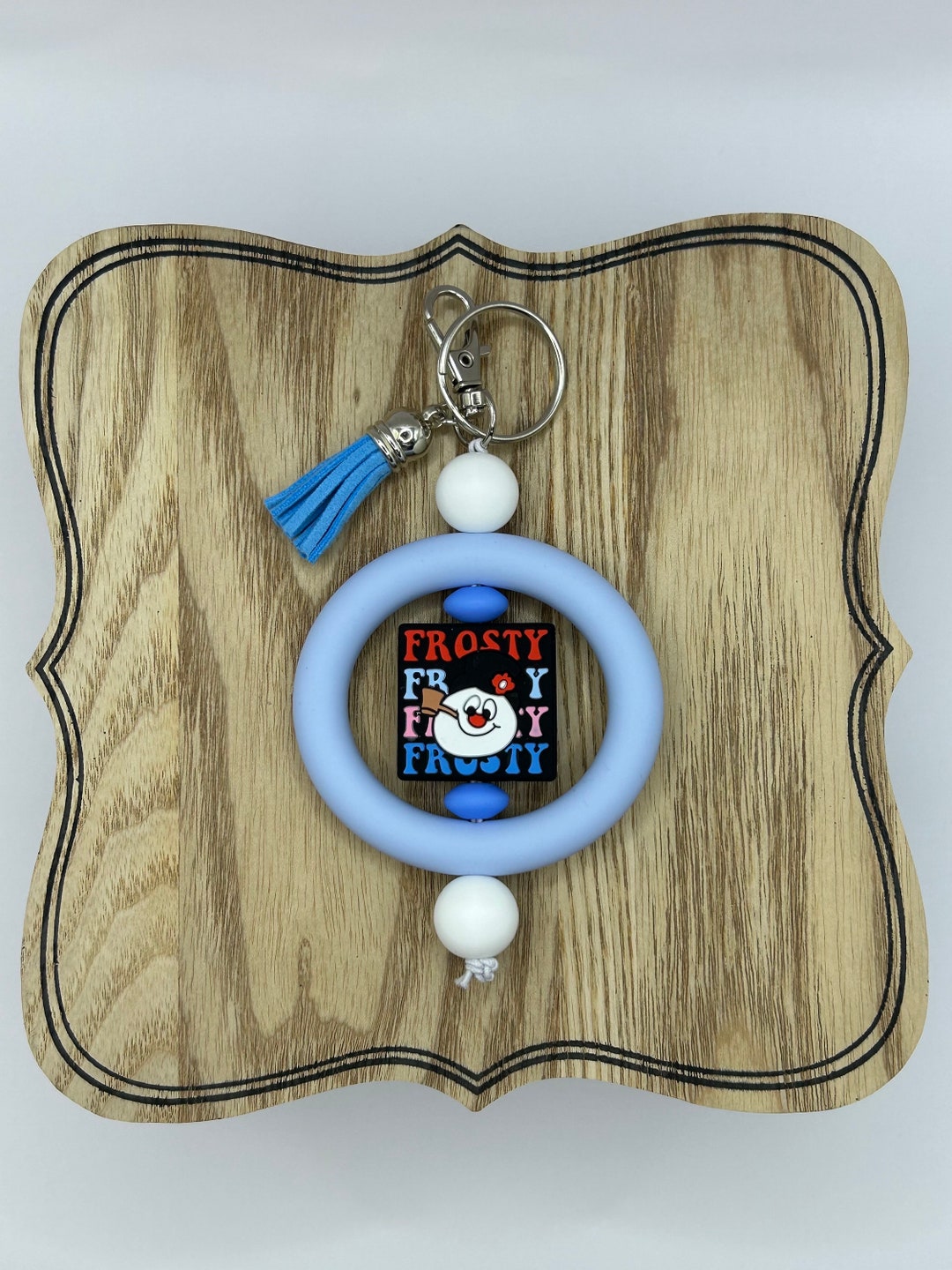 Frosty Keychain - Etsy