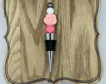 Red Rose Bottle/wine Topper - Etsy UK