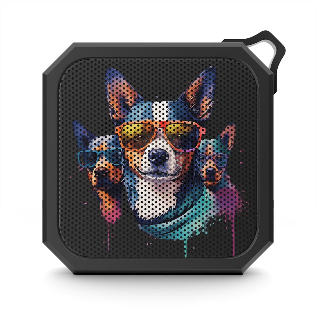Bluetooth Speaker, Cool Dogs Color Splash Design, Portable Wireless ...