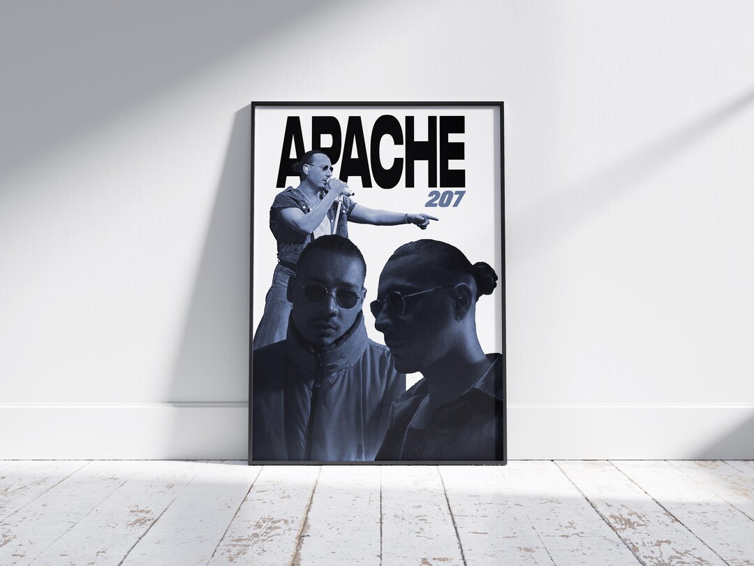 Apache 207 Poster | Deutschrap Deko | Günstige Geschenke | Musik Poster ...