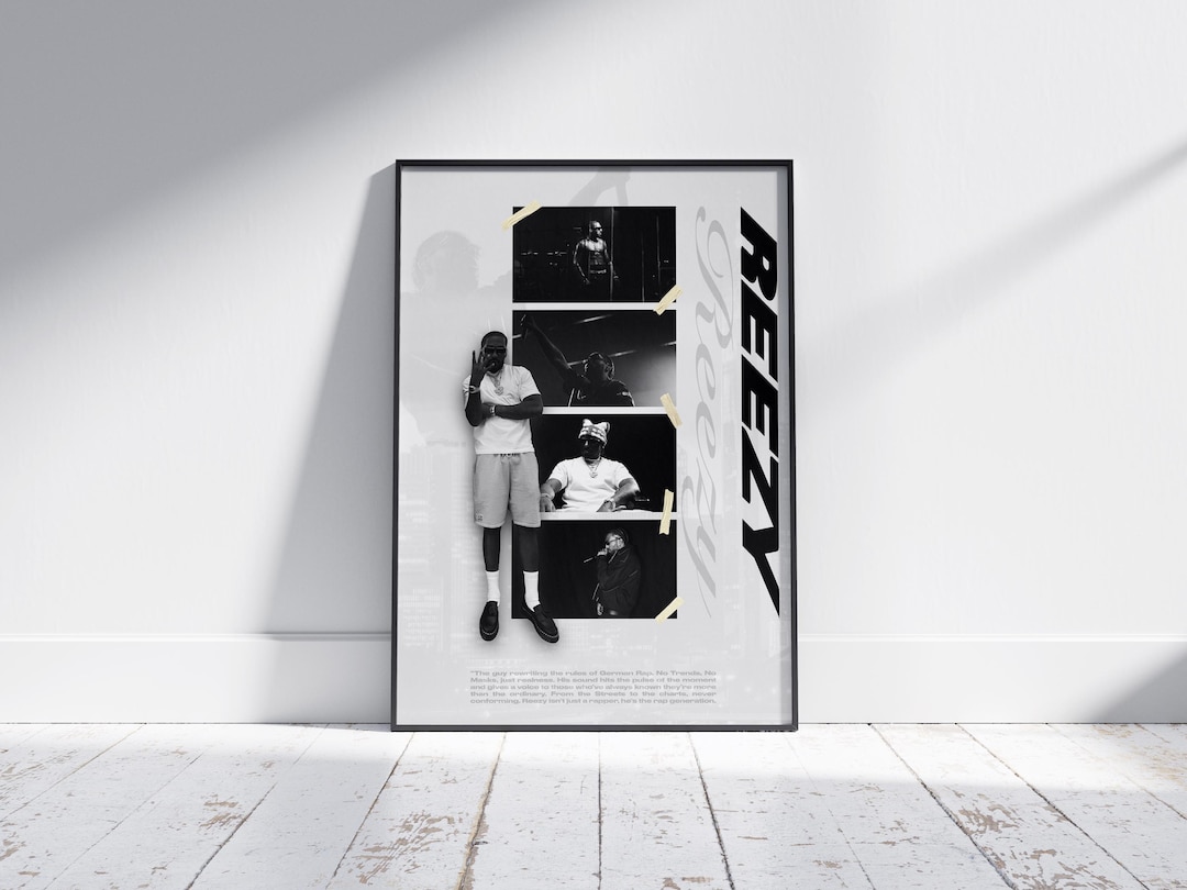 Reezy Poster | Rap Deko | Deutschrap | Reezy Merch - Etsy