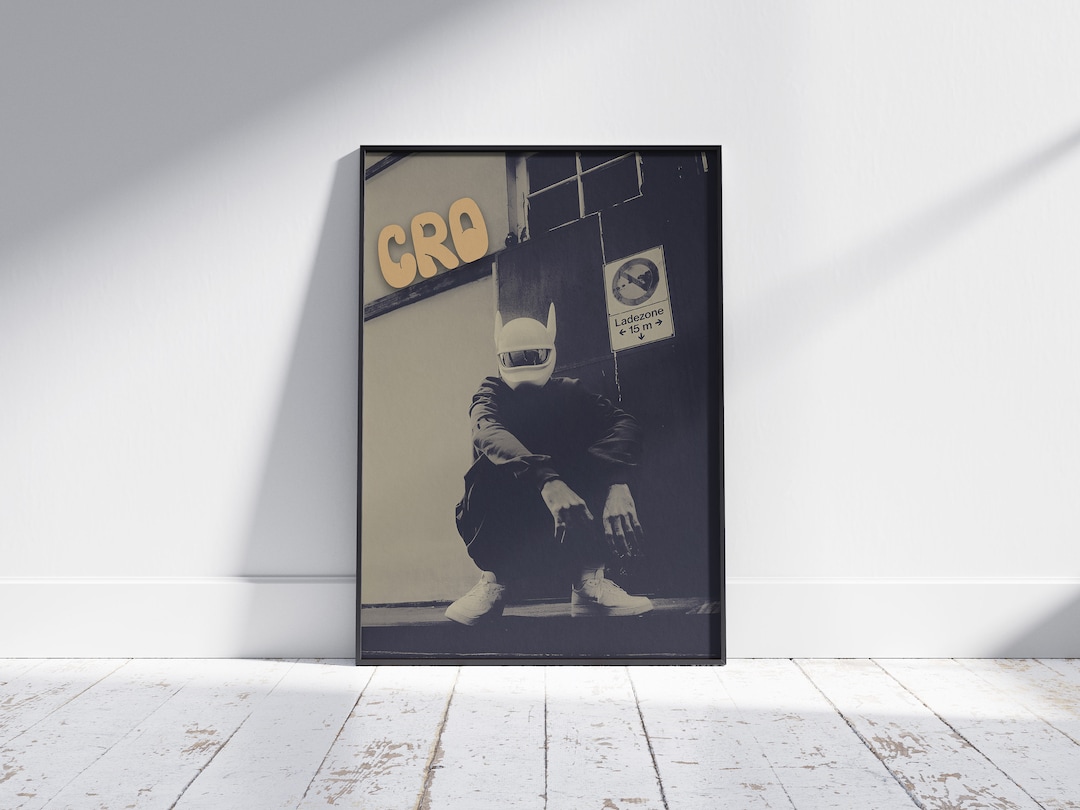 Cro Poster, Deutschrap Poster, Gedruckt Oder Download - Etsy