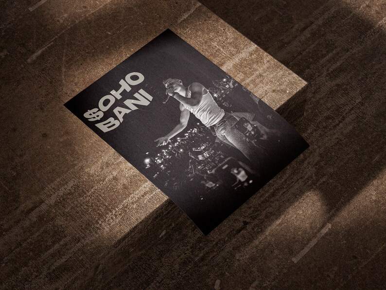 Soho Bani Poster, Deutschrap, Digital Download - Etsy