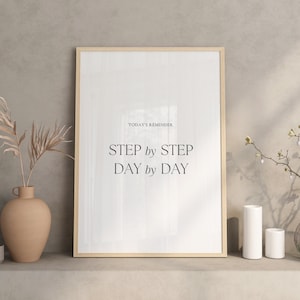 Daily Affirmations Poster, Printable Wall Art Quotes, Daily Reminder ...