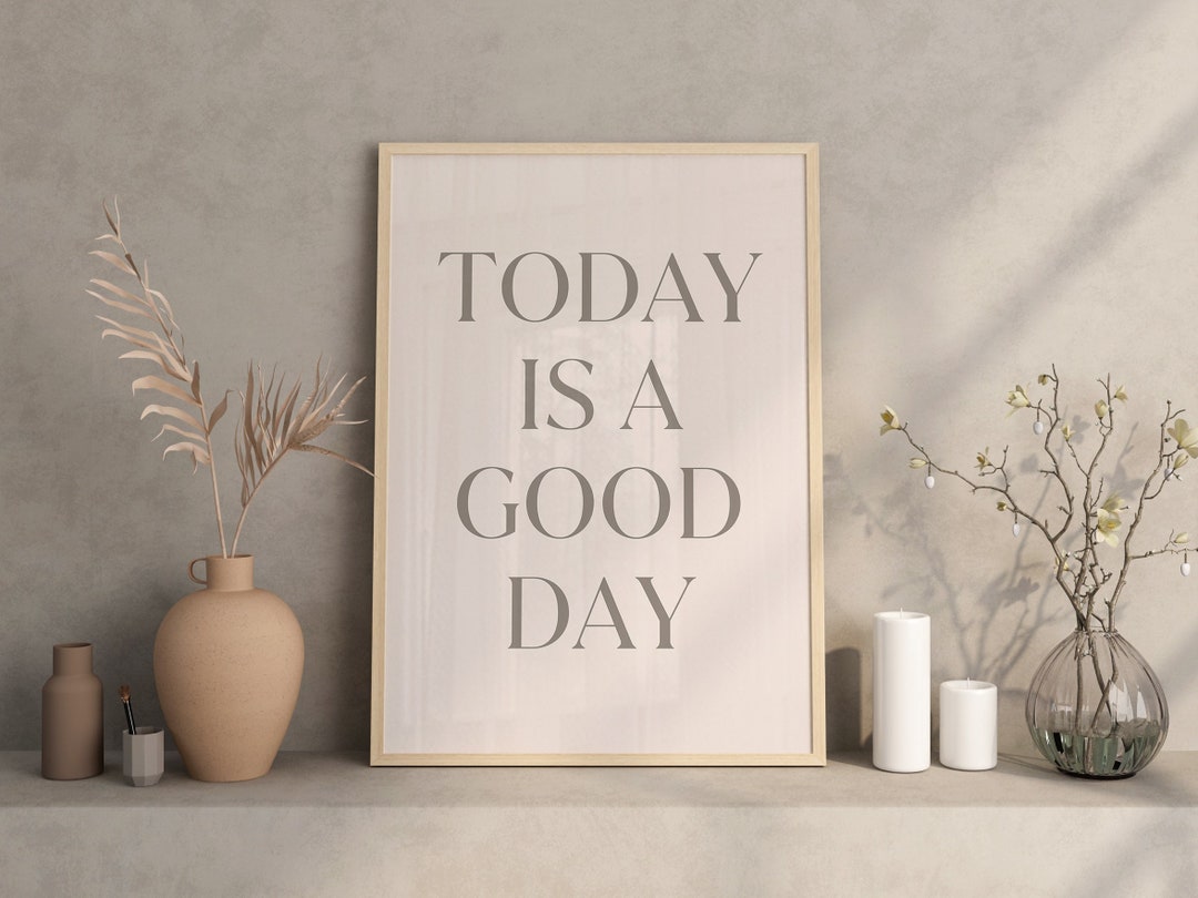 Positive Self-talk Poster, Self Affirmation Print, Life Quotes Wall Art ...