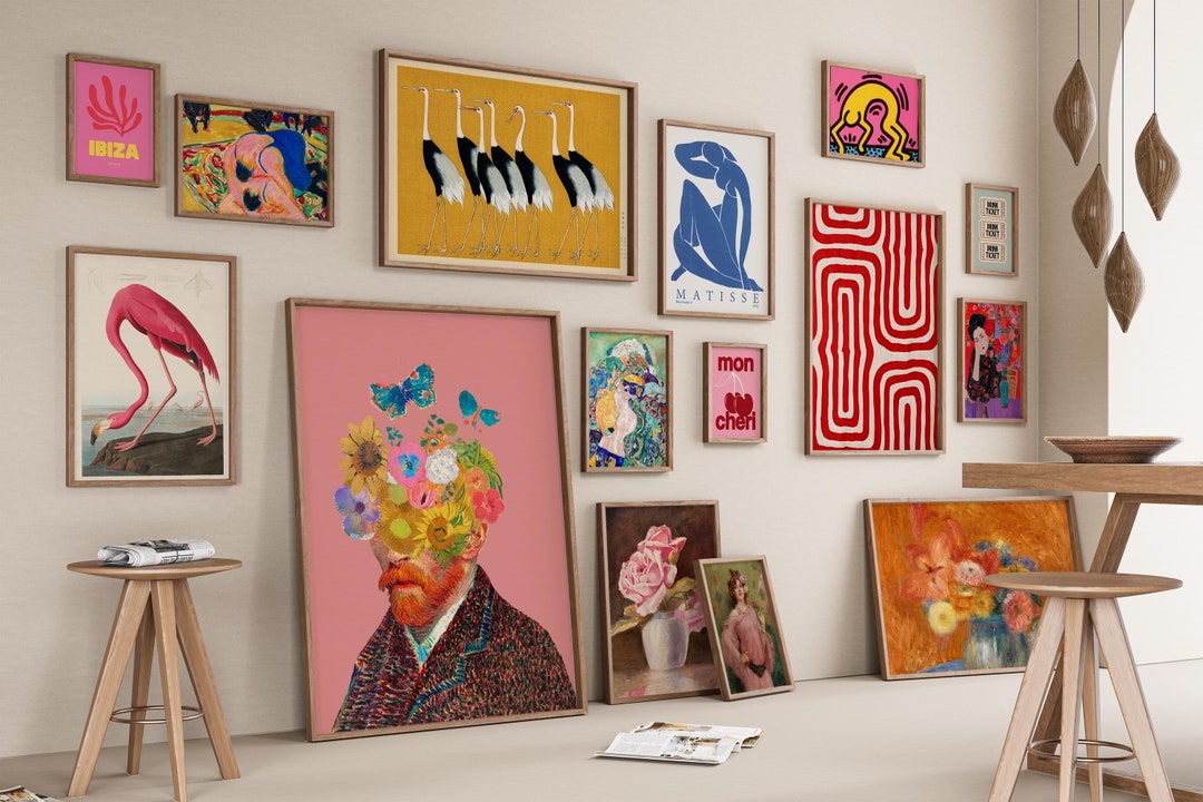 6000 Maximalist Wall Art, MEGA BUNDLE, Trendy Wall Art, Maximalist ...