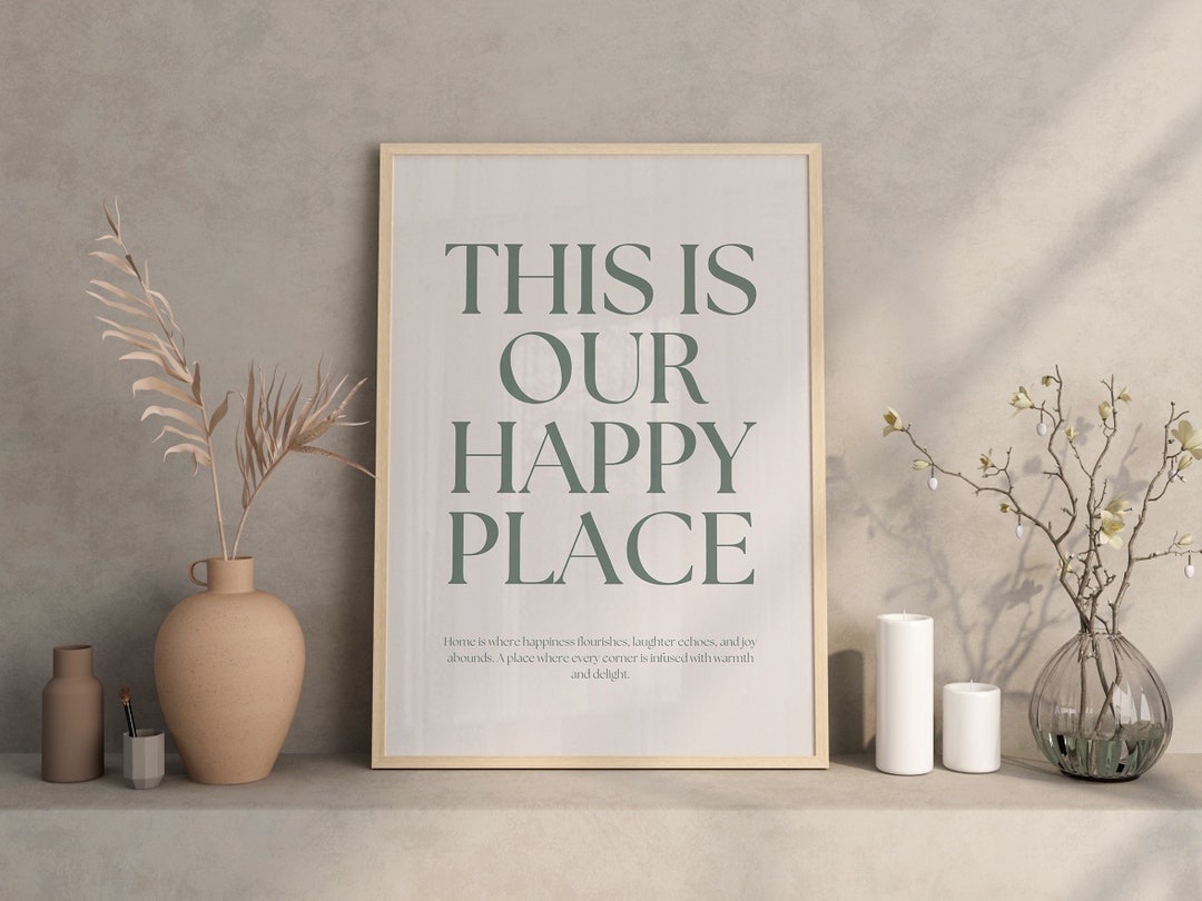Home Typography Posters, Home Quote Print, Home Entrance Wall Art ...