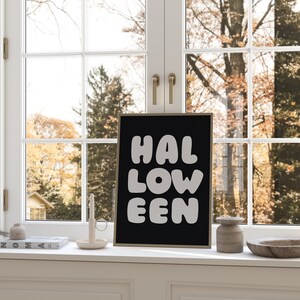 Halloween Print, Spooky Wall Art, Aesthetic Fall Decor, Boho Halloween ...