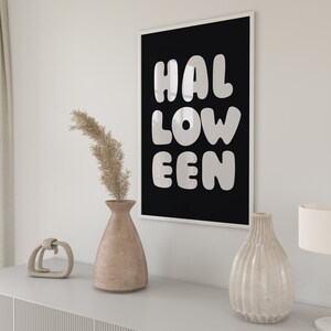 Halloween Print, Spooky Wall Art, Aesthetic Fall Decor, Boho Halloween ...