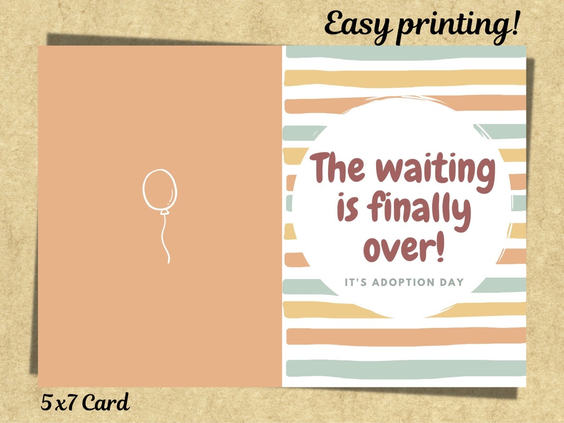 Adoption Card | Adoption Celebration | Happy Adoption Day | Digital ...