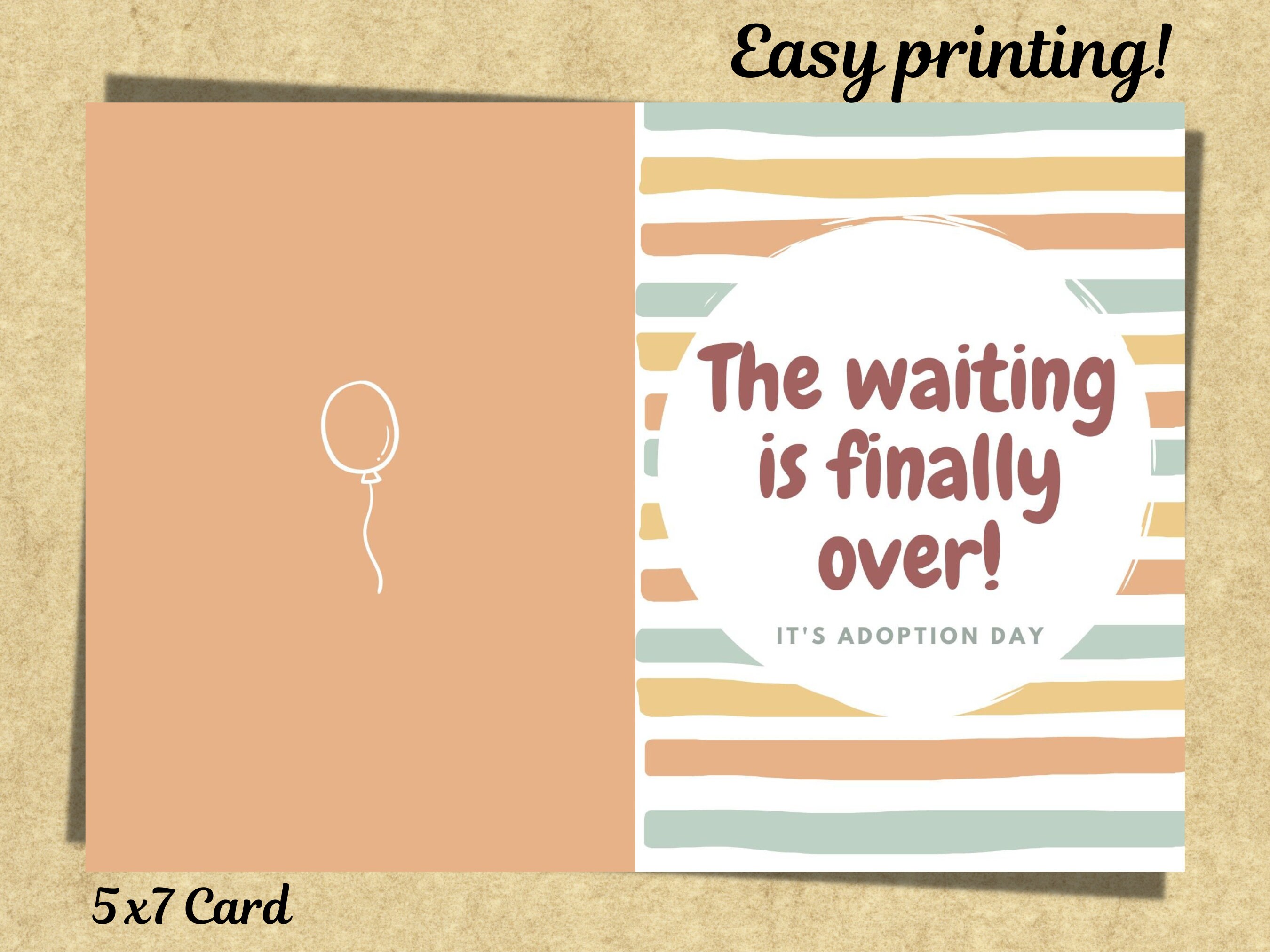 Adoption Card | Adoption Celebration | Happy Adoption Day | Digital ...