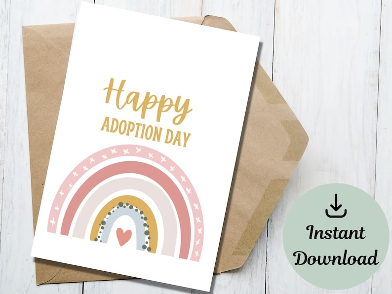 Adoption Card | Adoption Celebration | Happy Adoption Day | Digital ...