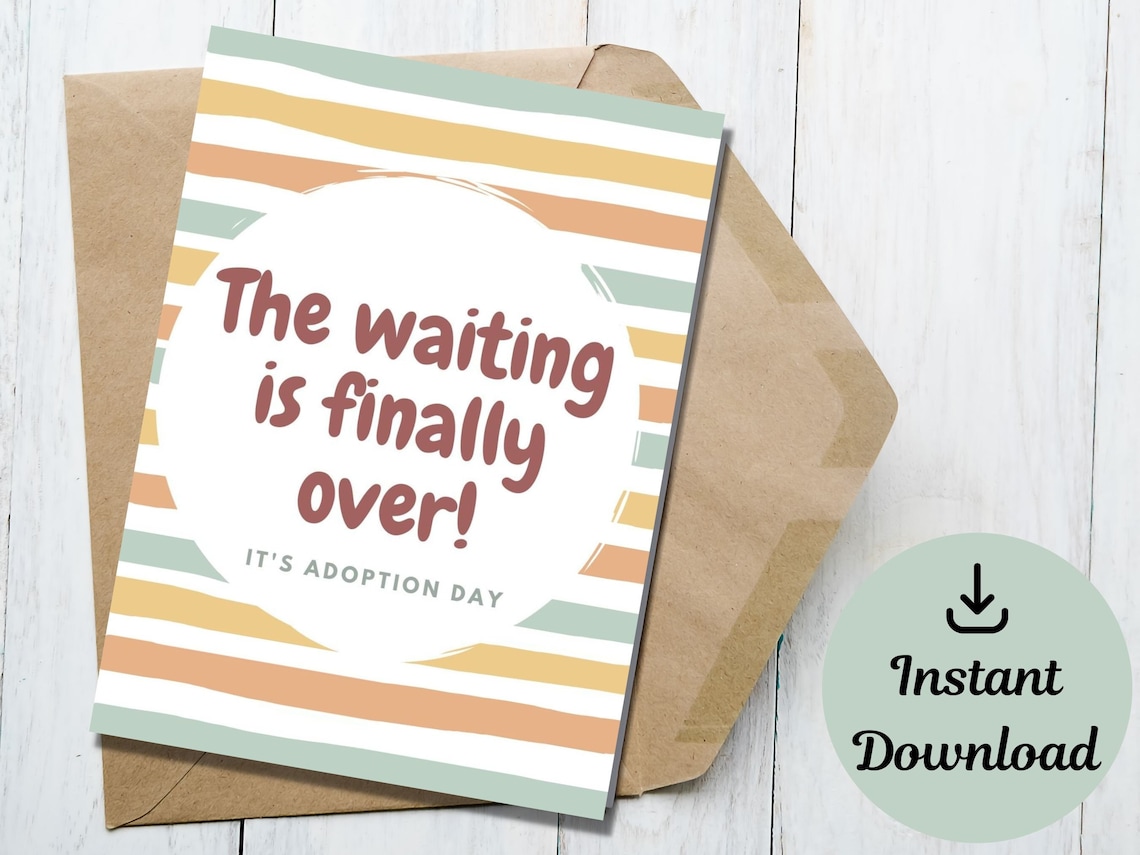 Adoption Card | Adoption Celebration | Happy Adoption Day | Digital ...
