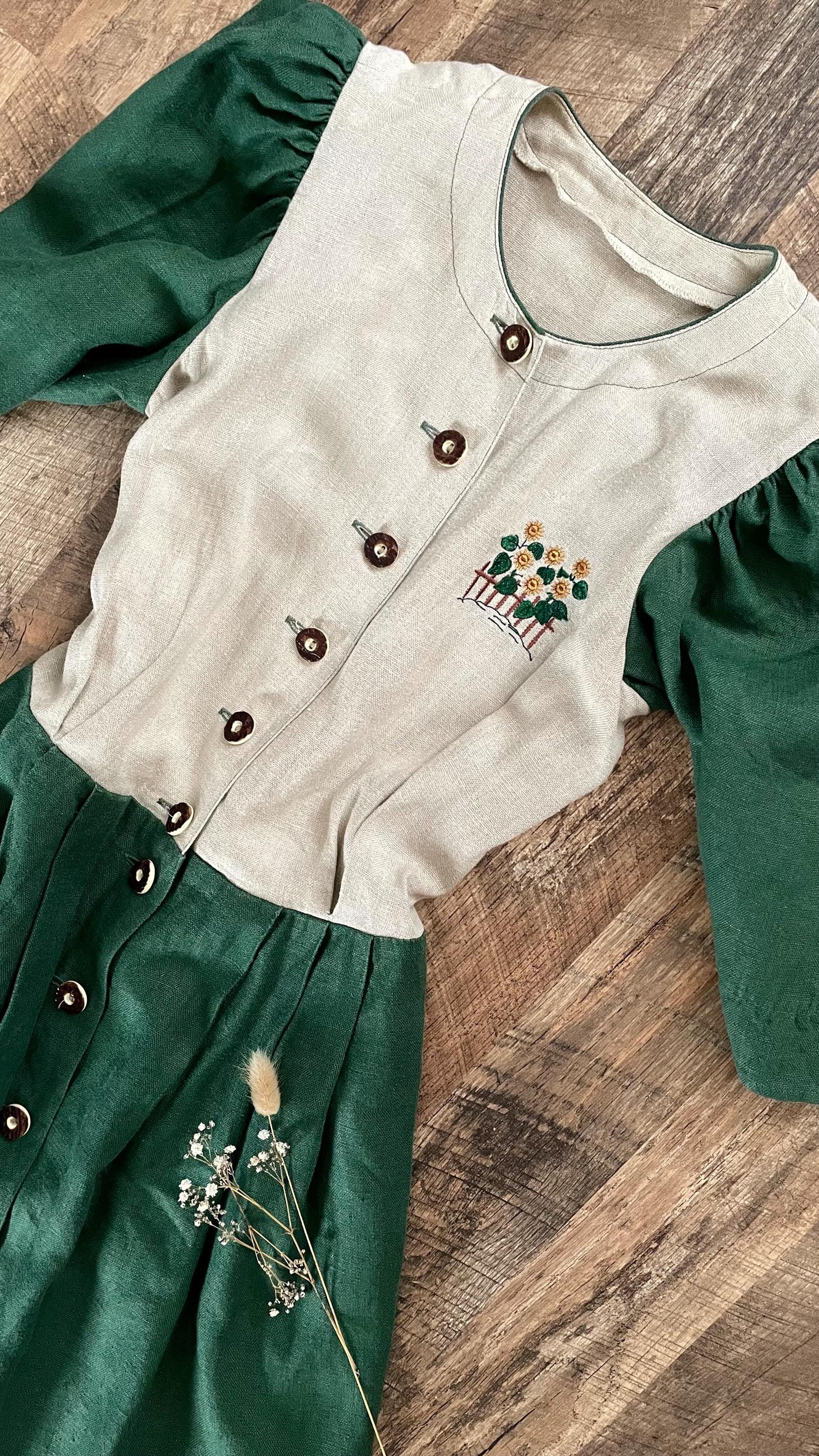 Vintage Tyrolean Style Dress With Pockets /made in Austria - Etsy