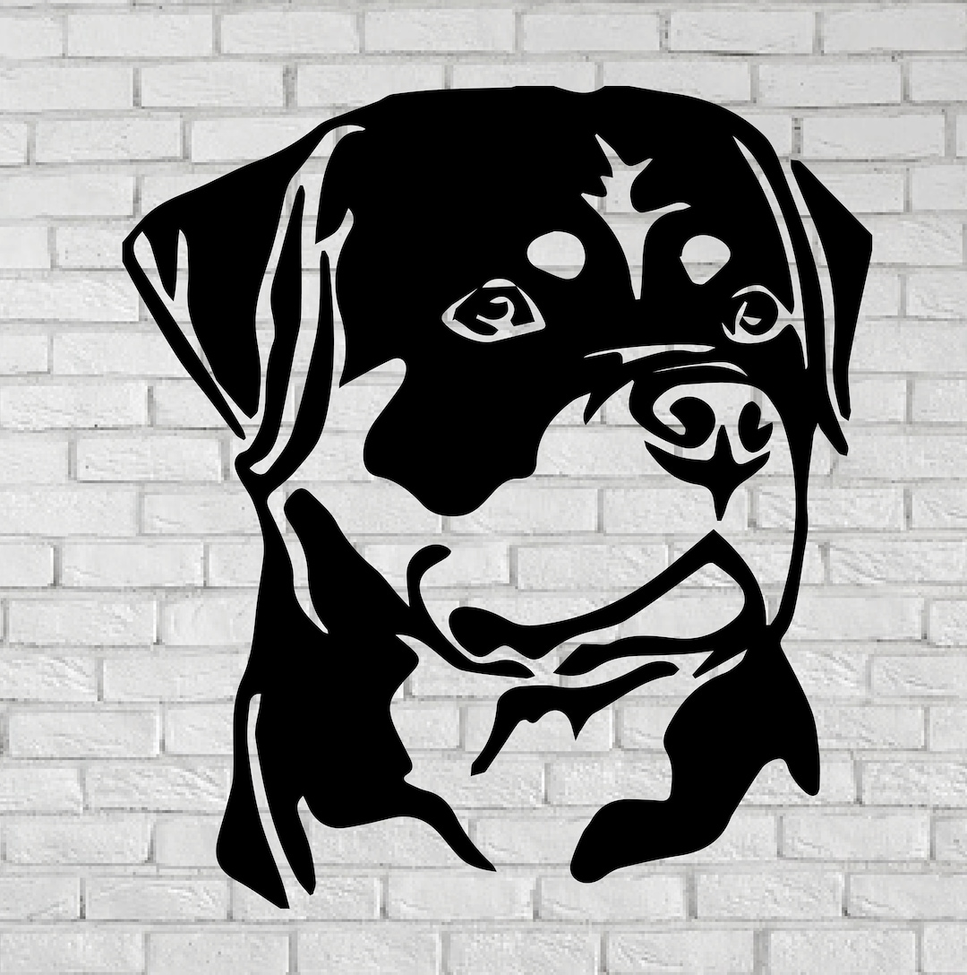 Rottweiler SVG, Silhouettes Pdf, Dog SVG Files for Cricut, Rottweiler ...
