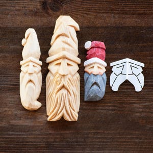 Wizard Wood Carving Stencil | 3D Printed Template for Caricature & Wood ...