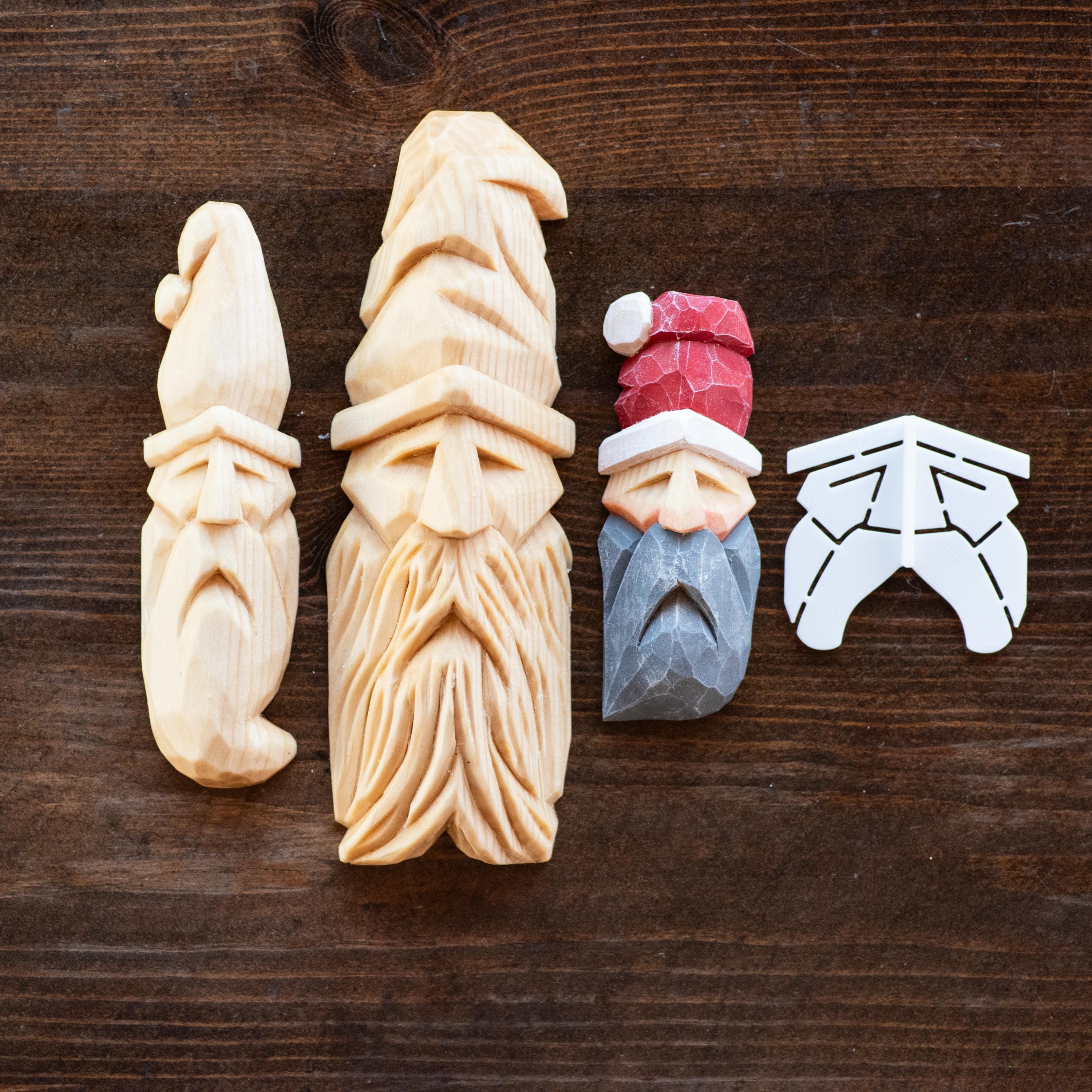 Wizard Wood Carving Stencil | 3D Printed Template for Caricature & Wood ...