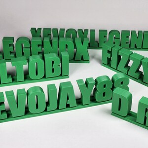 Personalized Cod Warzone Gamer Tag 3D Printed Nameplate Game ...