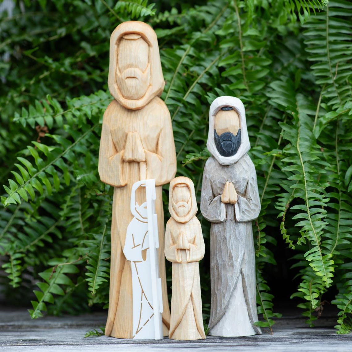 Joseph Nativity Wood Carving Stencil | 3D Printed Template for ...
