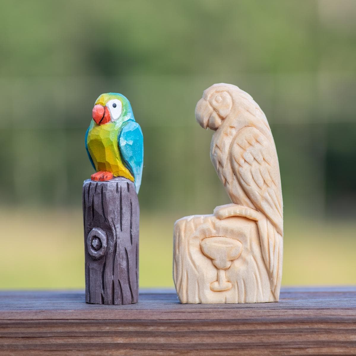 Parrot Wood Carving Stencil SET | 3D Printed Template for Caricature ...