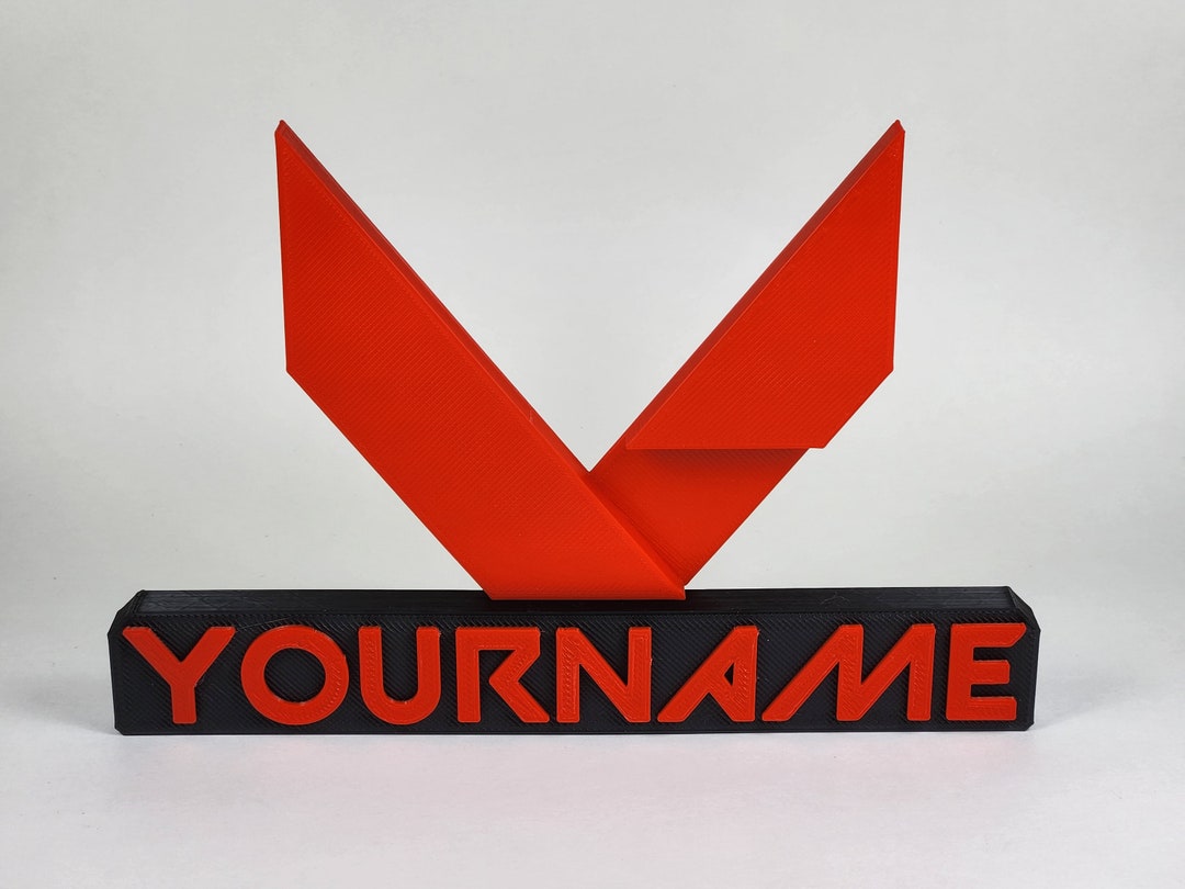 Valorant Nameplate Personalized Mancave and Gamer Gift FPS Shooter ...