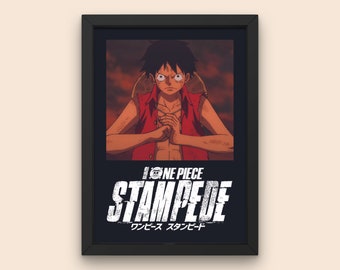 Luffy Anime Poster - Etsy