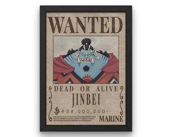 Poster One Piece Jinbei - Etsy