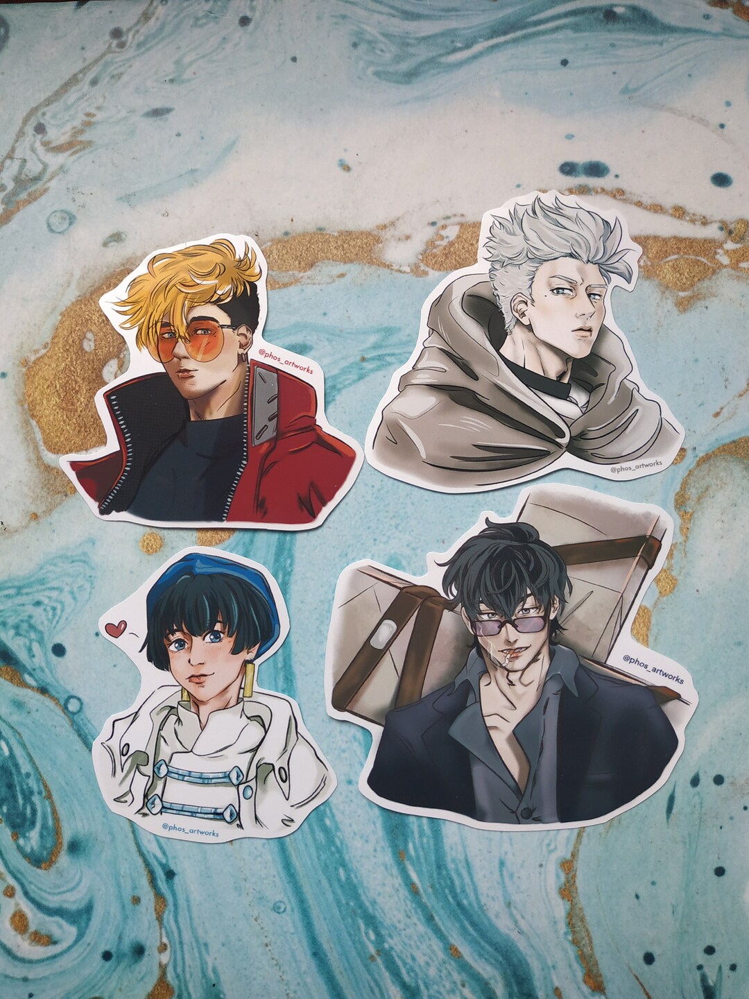 Trigun Stampede Water-proof Stickers | Vash the Stampede | Nicholas ...