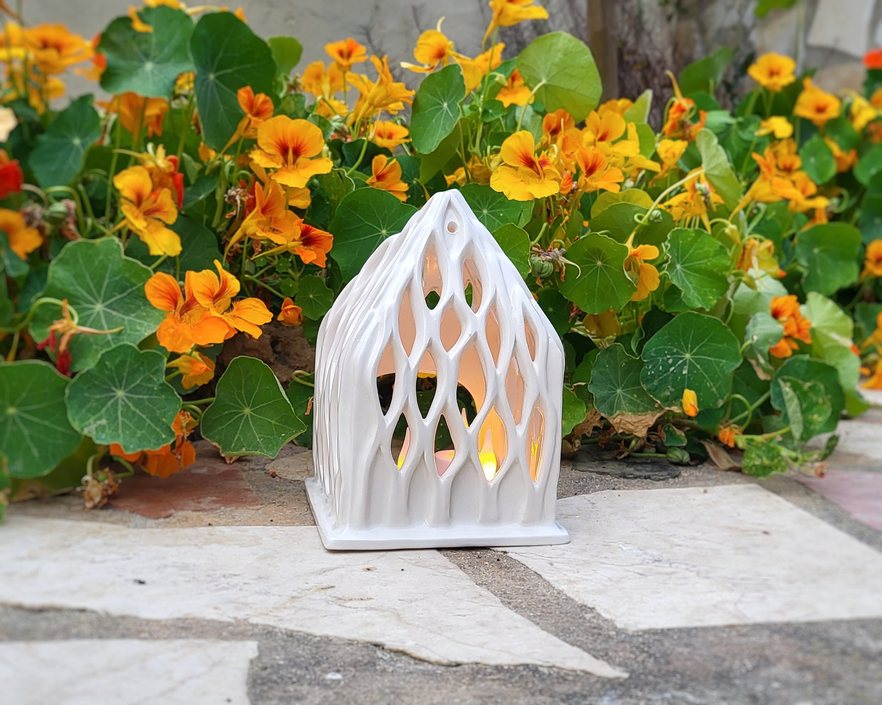 Ceramic Slab Lanterns