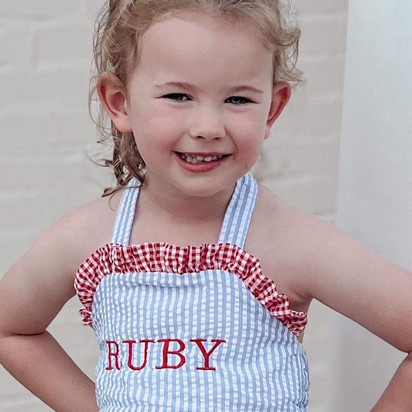 Personalized Swimwear Girls - Etsy