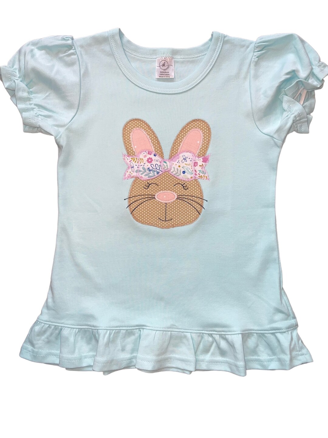 Kids Easter Shirt, Toddler Easter Shirt, Embroidered Bunny Shirt, Kids ...