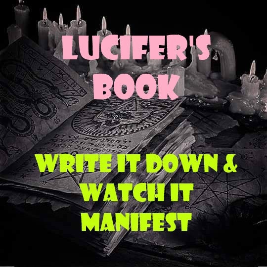 Lucifer's Book, Manifest Anything, Enchanted Notebook, Lord Lucifer ...