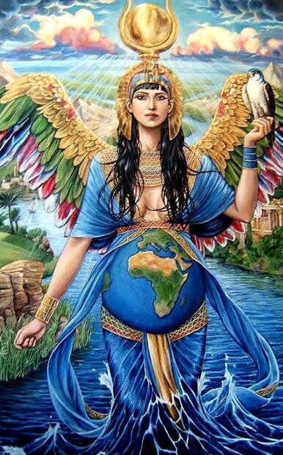 Receive Blessings From Isis, Goddess Auset, Offering to Isis, Egyptian ...