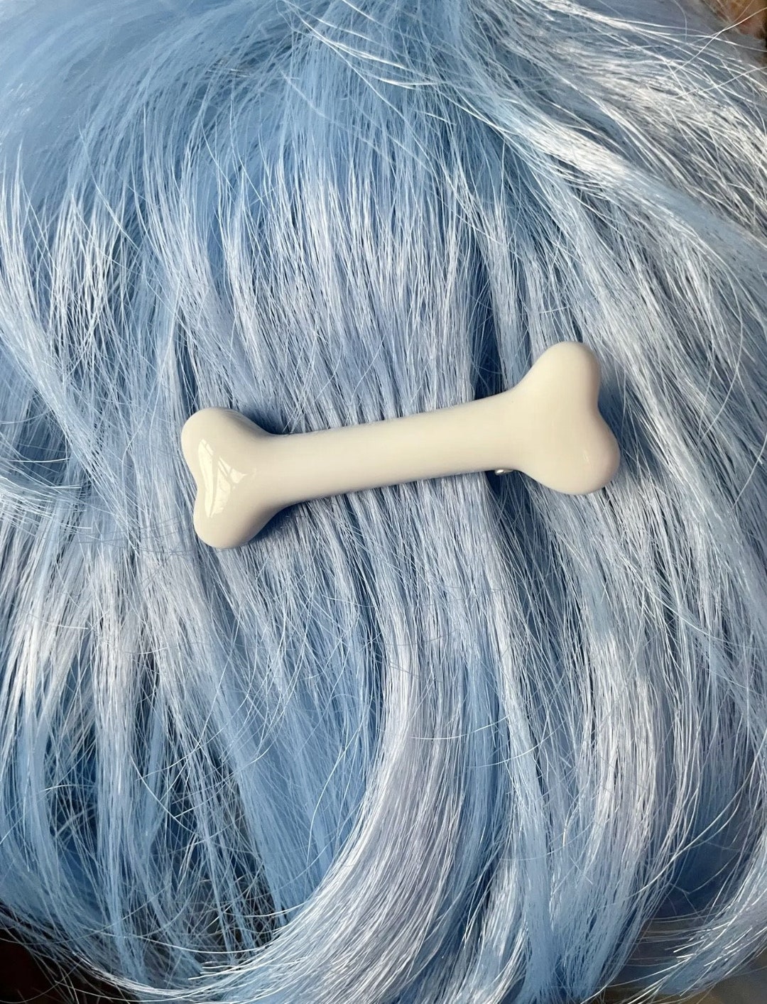 Pair of Bone Hair Clips, Bone Hair Clips, Bone Hair Accessory, Resin ...