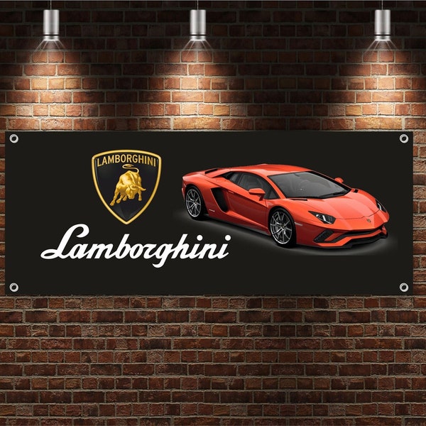Lamborghini Banner - Etsy