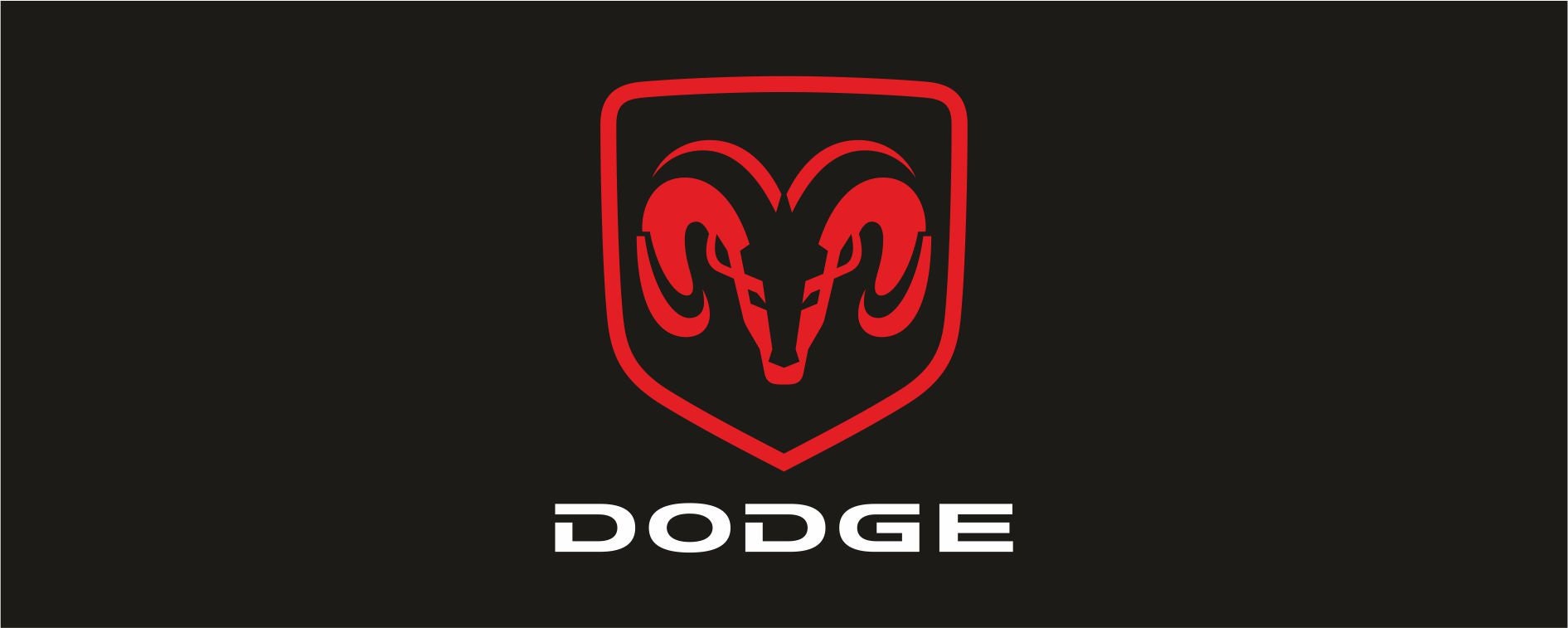 DODGE Logo Banner Vinyl, Garage Sign,office or Showroom, Flag, Racing ...