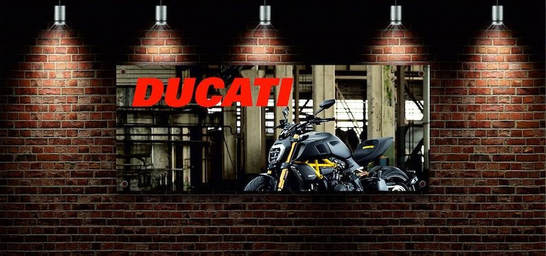 DUCATI Logo Banner Vinyl Garage Signoffice or Showroom - Etsy