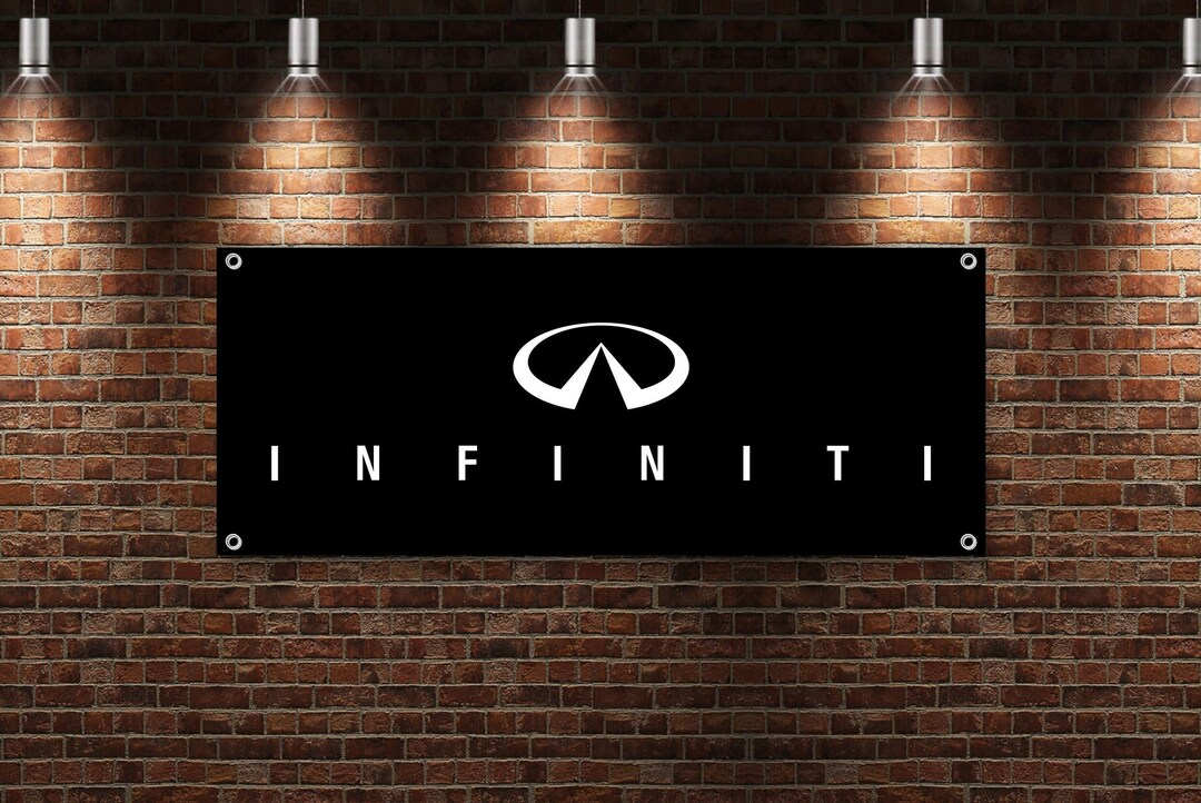 INFINITI Logo Banner Vinyl, Garage Sign,office or Showroom, Flag ...