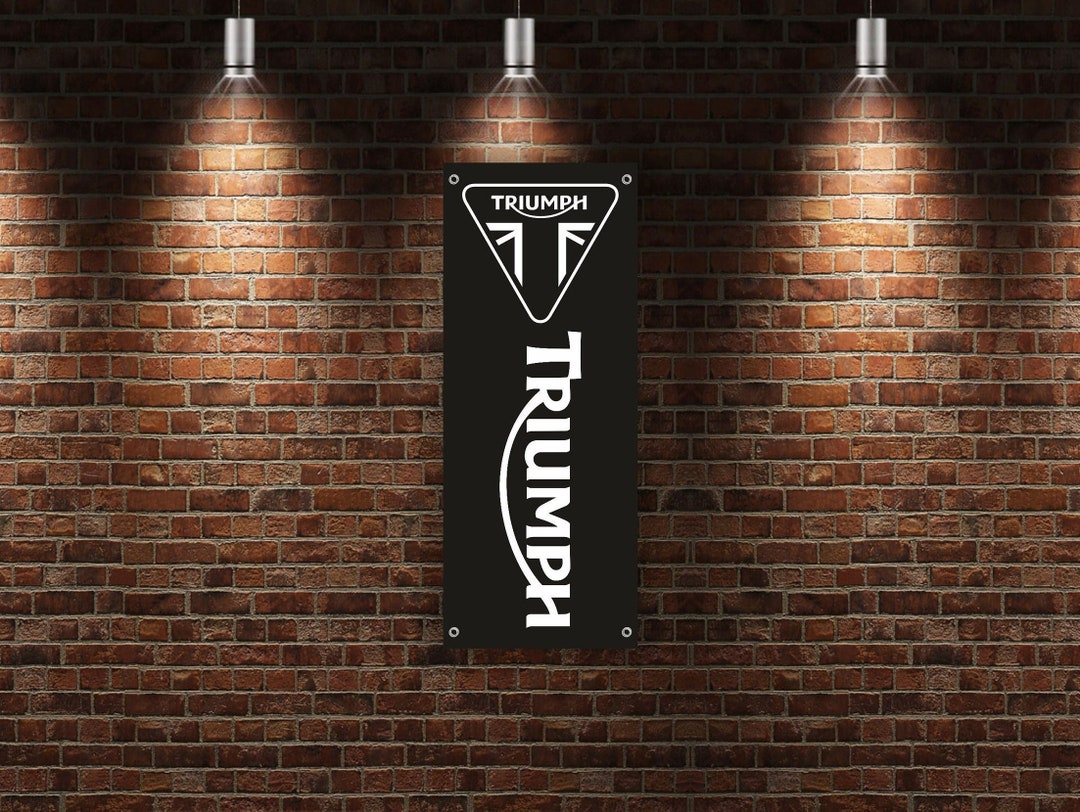 TRIUMPH Logo Banner Vinyl Garage Signoffice or Showroom - Etsy
