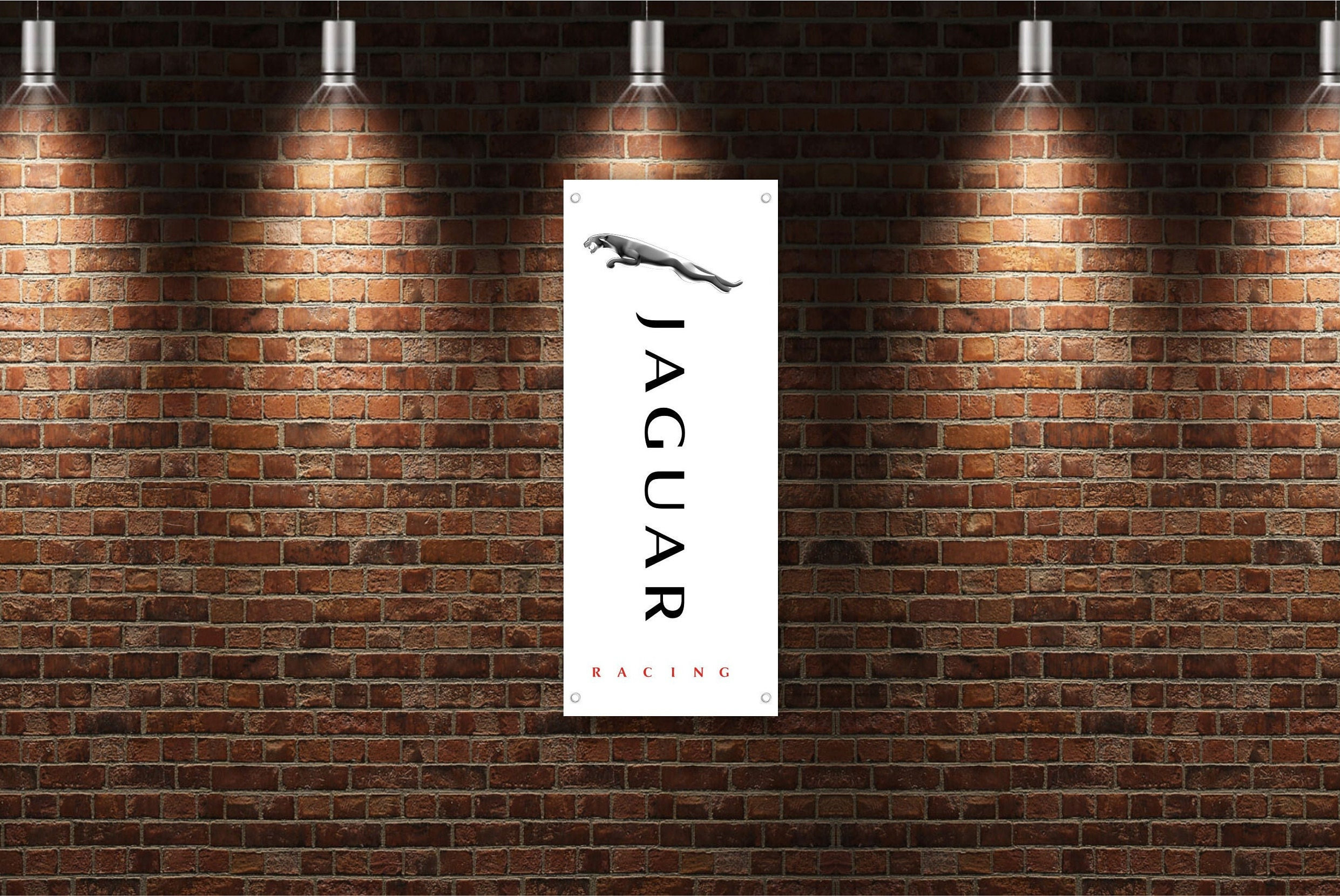 JAGUAR Logo Banner Vinyl, Garage Sign,office or Showroom, Flag, Racing ...